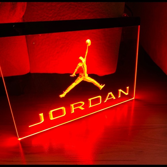 Other | Jordan Led Neon Light Sign 8x12 | Poshmark